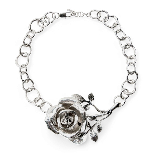 Zara | Jewelry | Zara Rose Chain Necklace | Poshmark